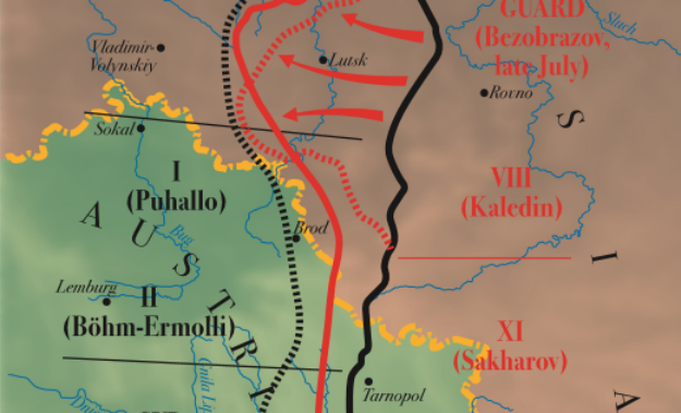 BATTLE MAPS: The Brusilov Offensive,1916 | Military History Monthly
